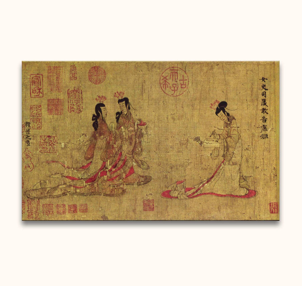 Ku K'ai-chih - Olieverf op canvas – degrootmeesters.com