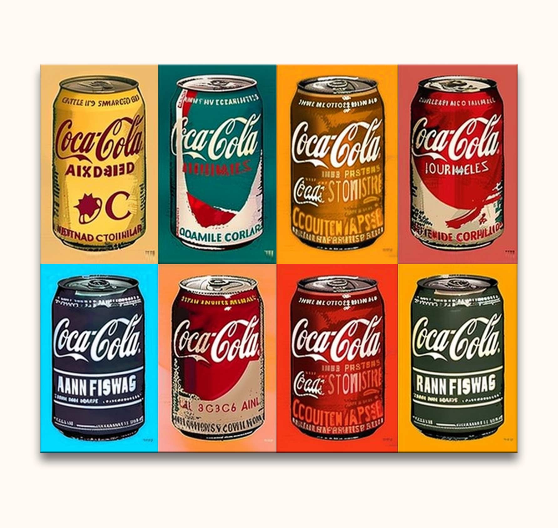 Andy Warhol Paintings Coca Cola Andy Warhol Original Watercolor And