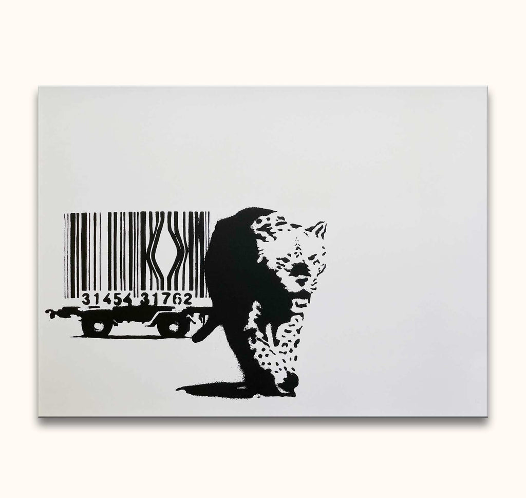 Banksy - 'Tiger with Barcode' – degrootmeesters.com