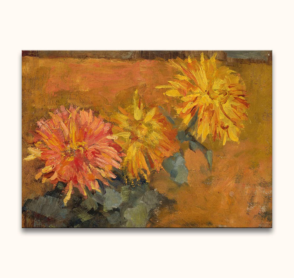 Piet Mondriaan - Drie Chrysanten – degrootmeesters.com
