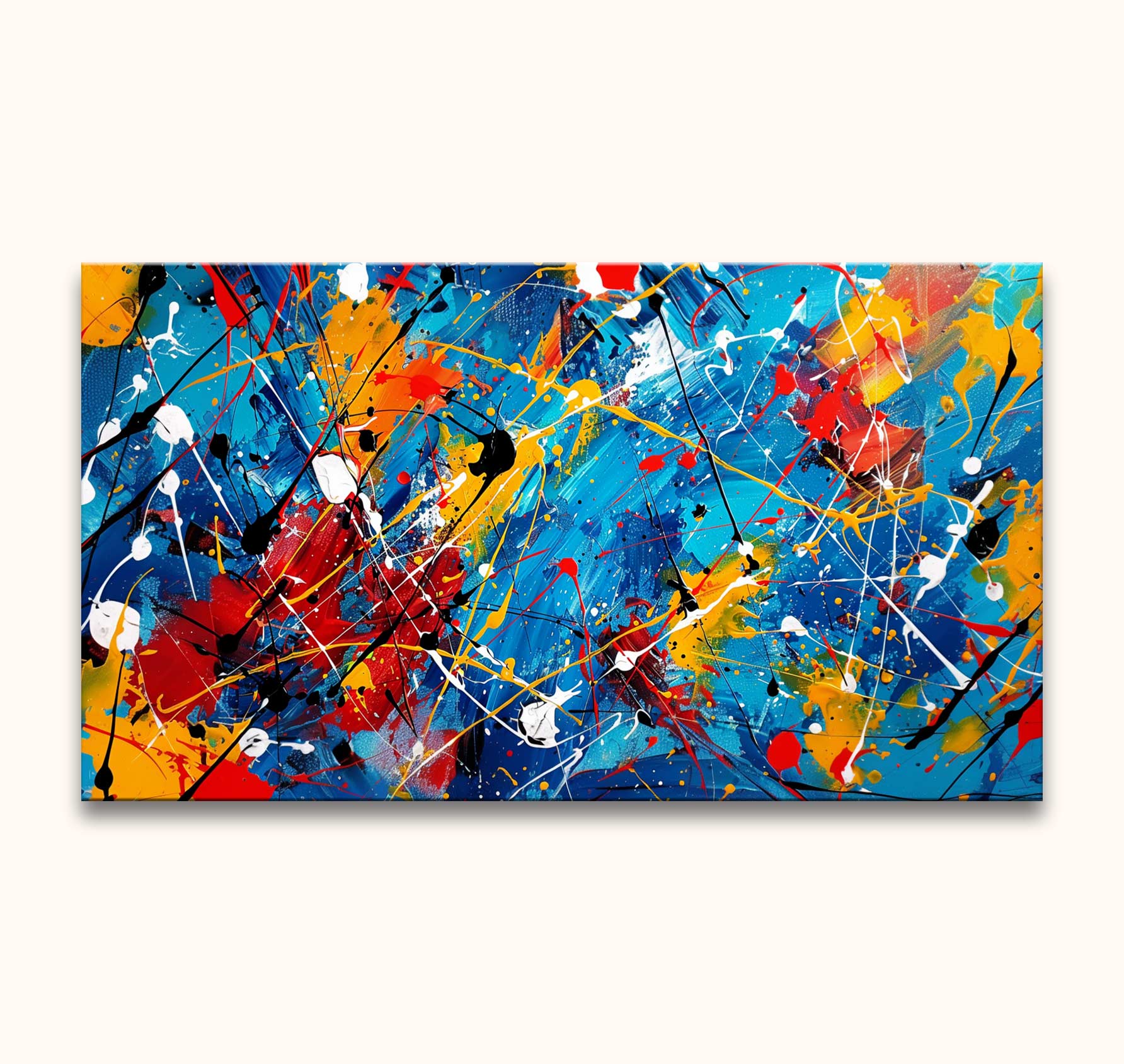 Jackson Pollock Originele Schilderijen Het Schilderij Dat Jackson